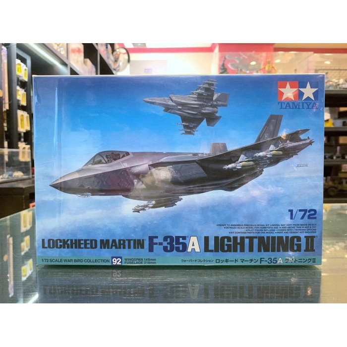 Jual Tamiya 60792 Lockheed Martin F-35A Lightning II 1:72 | Shopee Indonesia