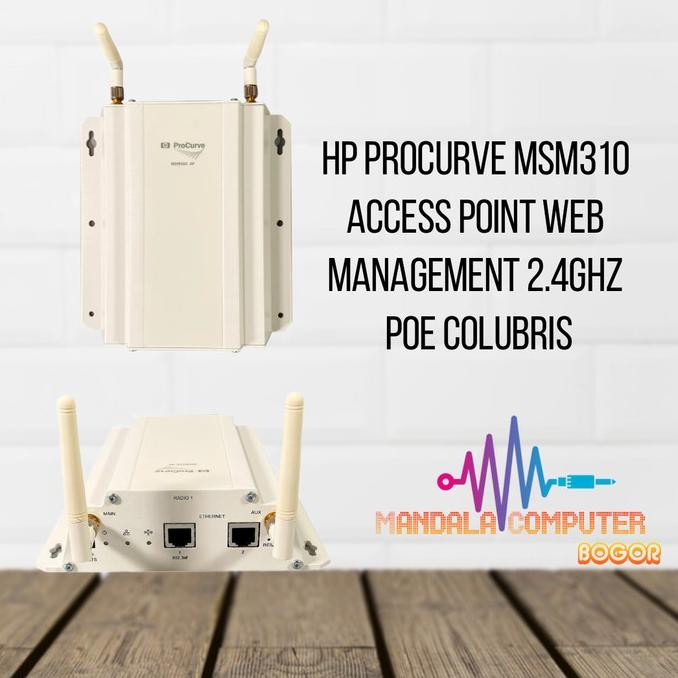 Jual HP Procurve MSM310 Access Point Web Management 2.4Ghz POE Colubris ...