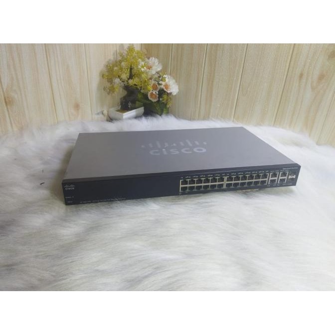 Jual 11.11 Cisco SF300-24P 24-port 10/100 PoE Managed Switch with ...