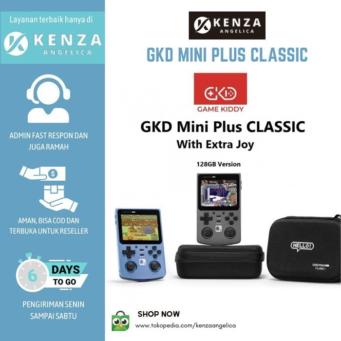 Jual Game Kiddy GKD MINI PLUS Classic 128GB - Retro Game with Joystick ...