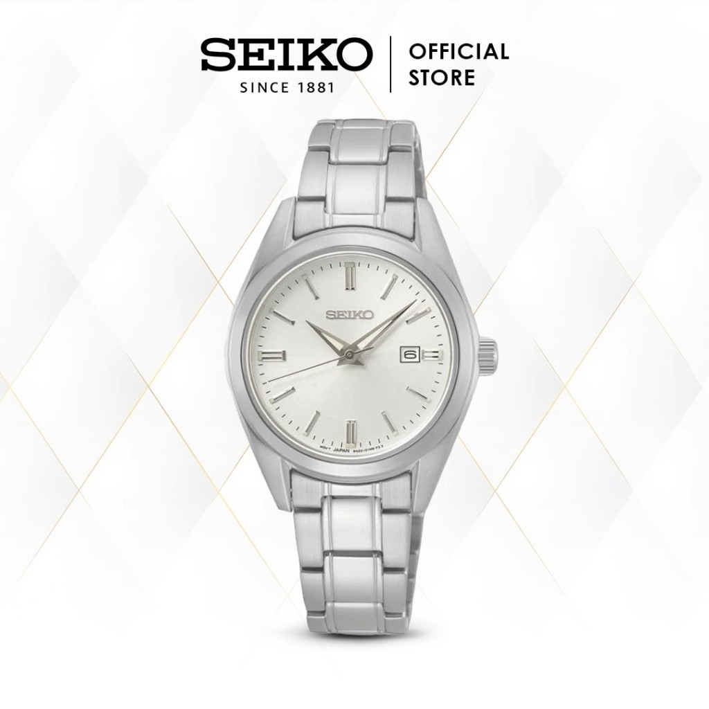 Jual Jam Tangan Wanita Seiko Classic SUR633P1 White Stainless Original ...