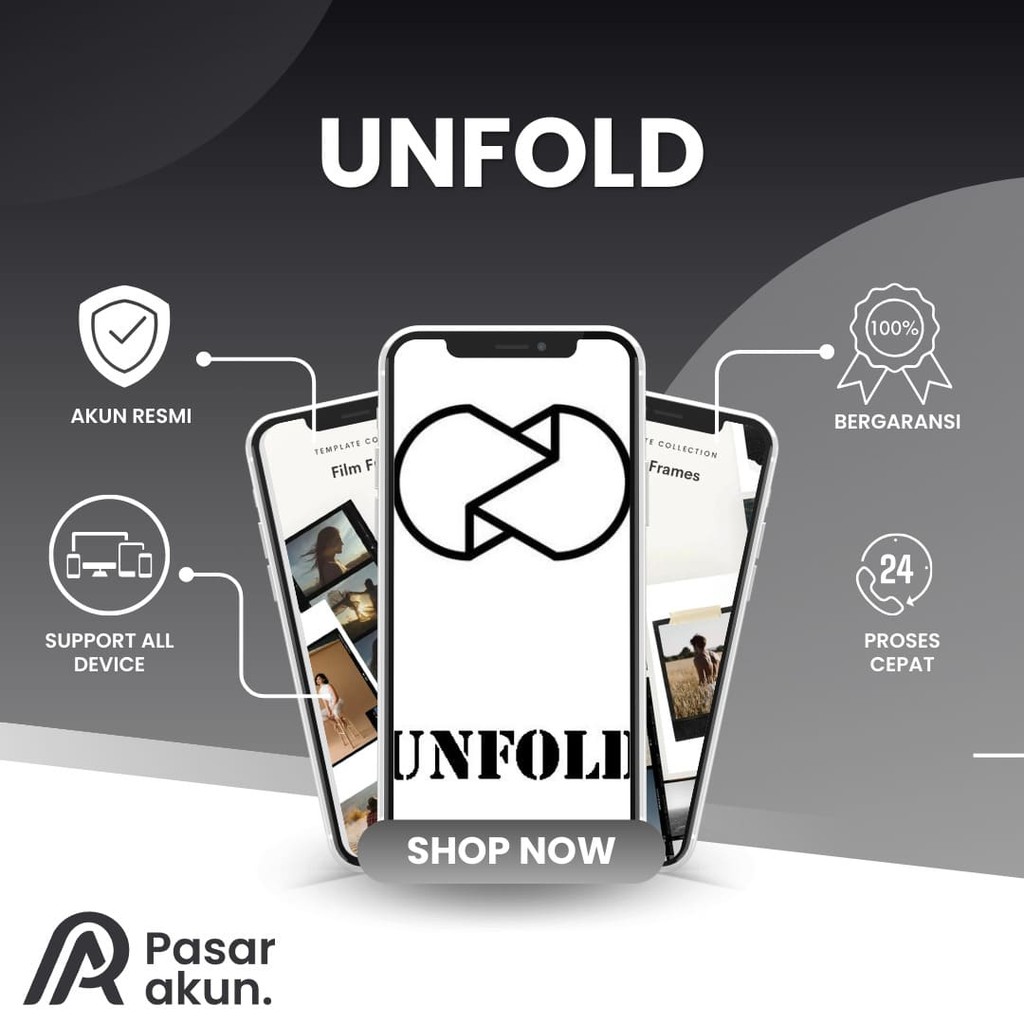 Jual Software Aplikasi Unfold Premium Pro 1 Tahun Termurah (IOS & Android) | Shopee Indonesia