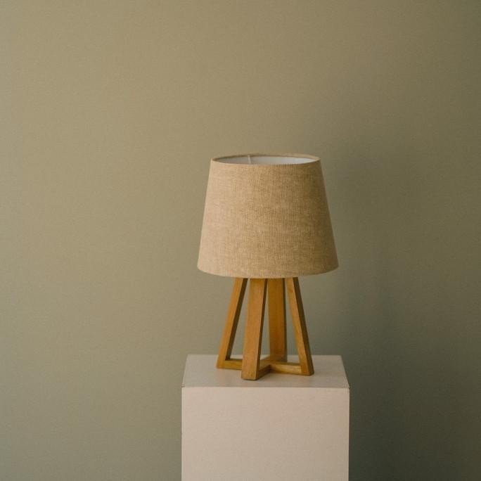 Jual NEW KALA - Lampu Hias Kayu Jati Meja (Table Lamp) | Shopee Indonesia
