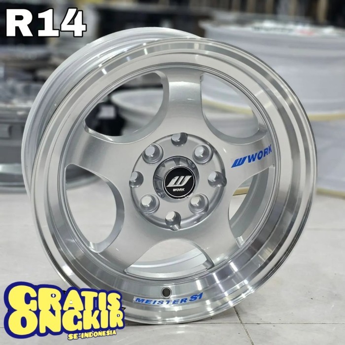 Jual VELG CELONG WULING AIR EV R14 WORK MEISTER VELG RING 14 WULING AIR EV | Shopee Indonesia