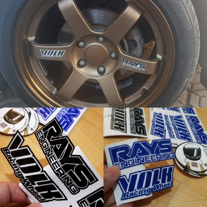 Jual TE37 VOLK RAYS STICKER REPLIKA SUPER ORI | Shopee Indonesia