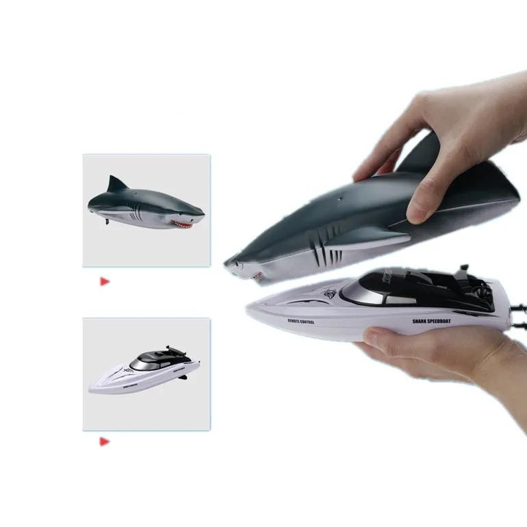 Jual SMART RC SHARK WHALE SPRAY WATER TOY REMOTE CONTROLLED BOAT SHIP ...