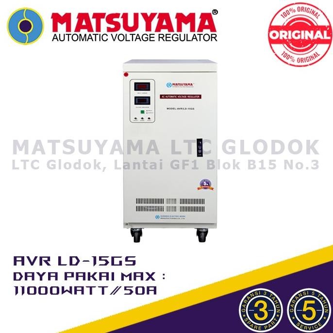 Jual STABILIZER LISTRIK STAVOLT VOLTAGE REGULATOR MATSUYAMA 15000 WATT ...
