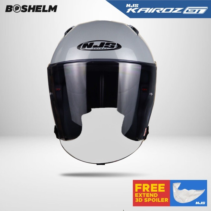 Jual Helm Njs Kairoz Gt Solid Helm Half Face Sni | Shopee Indonesia