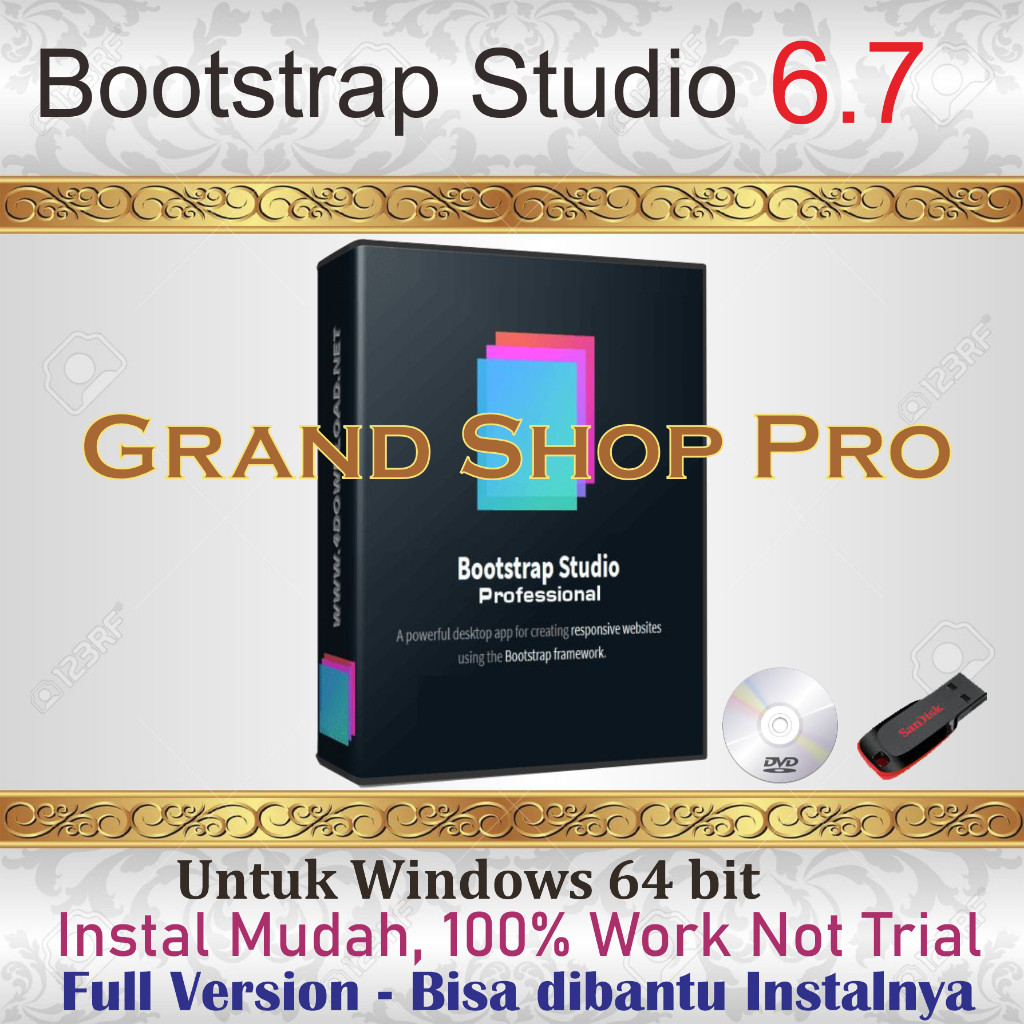 Jual Bootstrap Studio (Full Version, Not Trial) | Shopee Indonesia