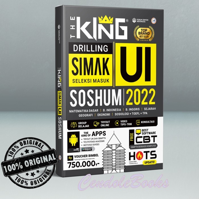 Jual Buku SIMAK UI 2021 : The King Drilling SIMAK UI SOSHUM 2021 | Shopee Indonesia