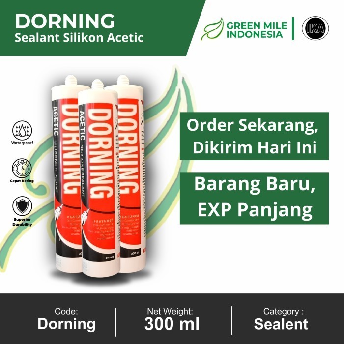 Jual Dorning Acetic (Clear 300 ml Acid) Silicone Sealant Silikon Silen ...