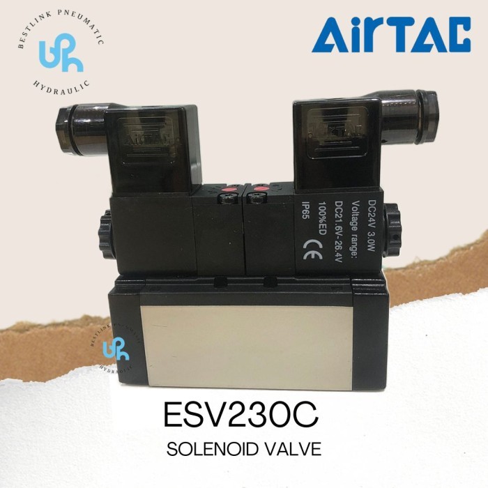 Jual Jual Esv230C Iso Airtac 5/3 Way Terminal Solenoid Valve / Esv 230C ...