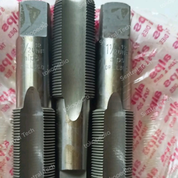 Jual Jual!!! Hand Tap 1-1/2" X 12 Unf Alps Carbon Steel Inch Set | Shopee Indonesia