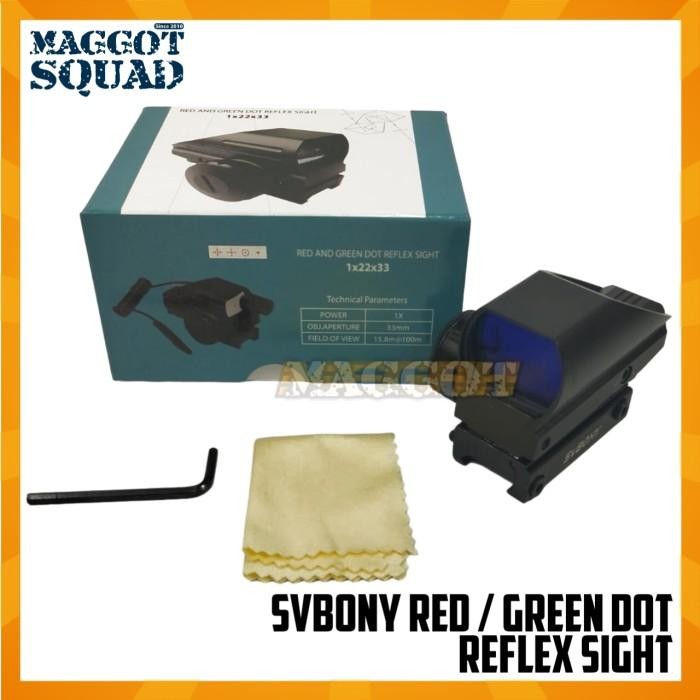 Jual RED GREEN DOT REFLEX SIGHT SVBONY Premium | Shopee Indonesia
