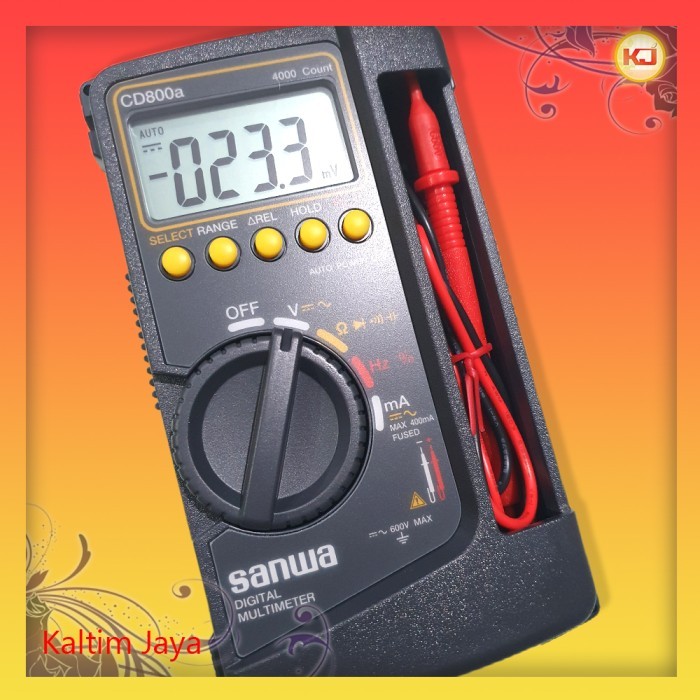 Jual newgan!! Multitester Multimeter Digital CD800a Sanwa / Multi ...
