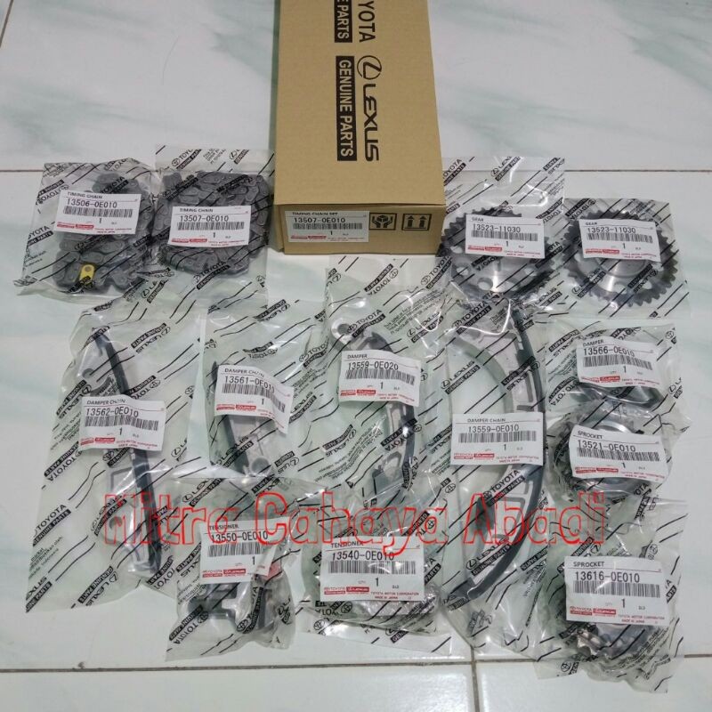 Jual Timing set timing chain full set Toyota innova inova Hilux 2017 ...