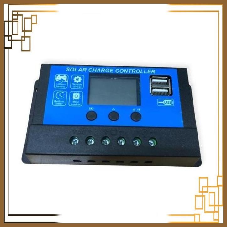 Jual [ATS] solar charge controller 10A cell pwm 12v 24v minus | Shopee ...