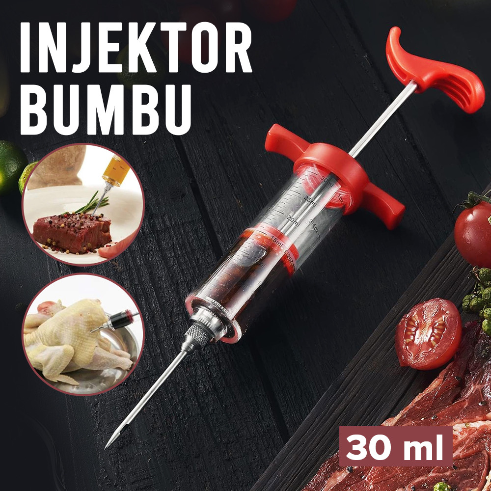 Jual Delidge Injektor Bumbu Marinasi Daging BBQ Seasoning Injector ...