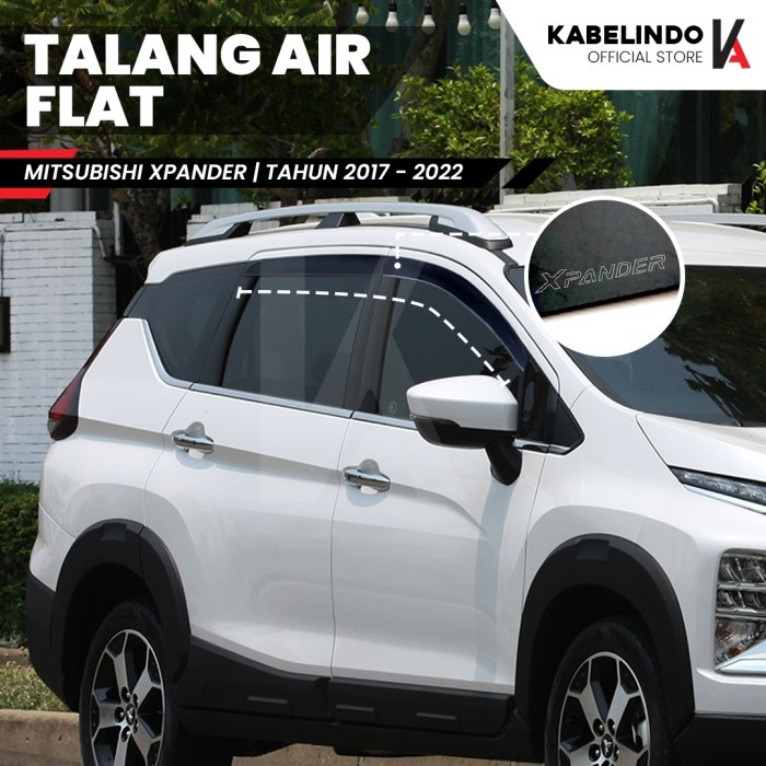 Jual Terlaris Talang Air Pintu Mobil Mitsubishi Xpander Model Flat Rata | Shopee Indonesia