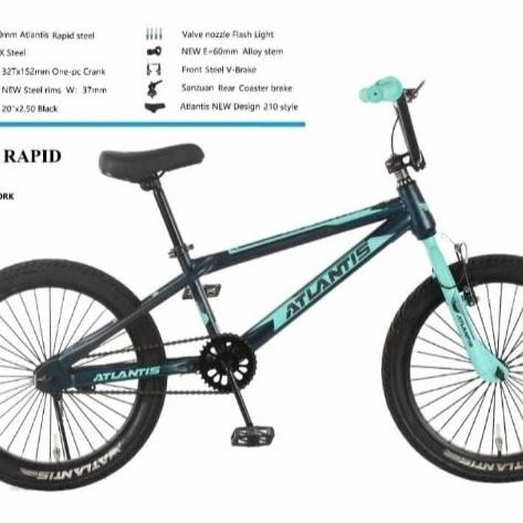Jual Sepeda Bmx Anak Atlantis Rapid 20 Inch Rem Torpedo | Shopee Indonesia