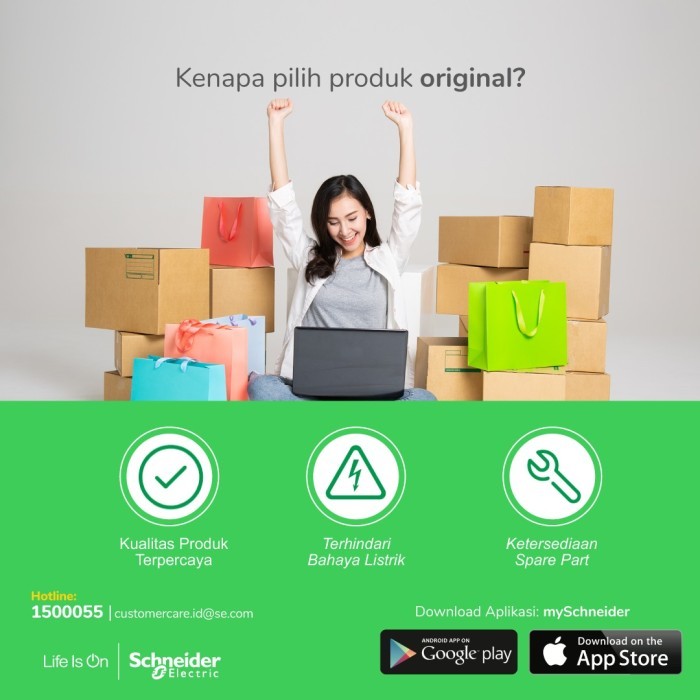 Jual Schneider Electric Xb7 Push Button 1No Hijau - Xb7Na31 | Shopee ...