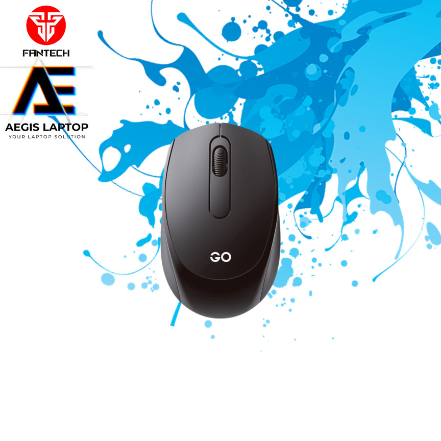 Jual FANTECH GO - MOUSE WIRELESS HIGH DPI - W609 - BLACK | Shopee Indonesia