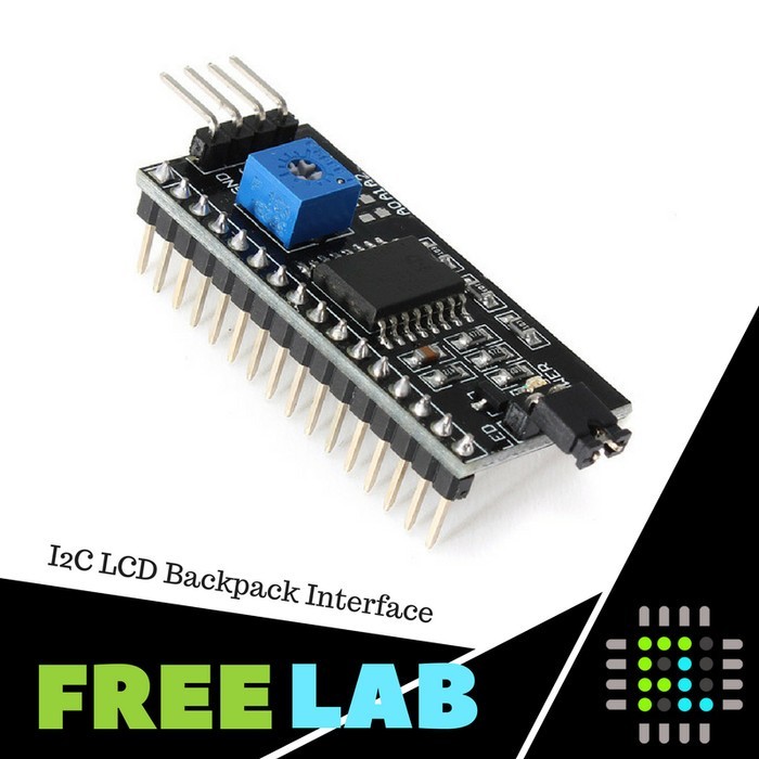 Jual I2C IIC Serial Backpack Interface untuk LCD 1602 to 2004 | Shopee ...