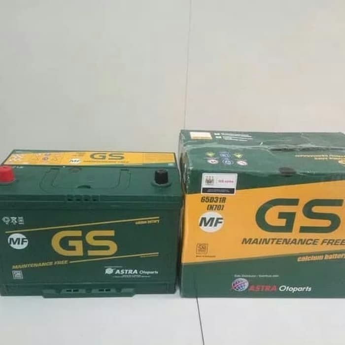Jual Pesan Sekarang Ya Aki Mobil Gs Astra Mf N70 65D31R 12Volt 70 Amper ...