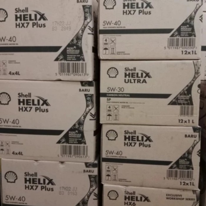 Jual Shell Helix Hx7 5W-40 Kemasan Dust 4X4Liter Harga Spesial ...