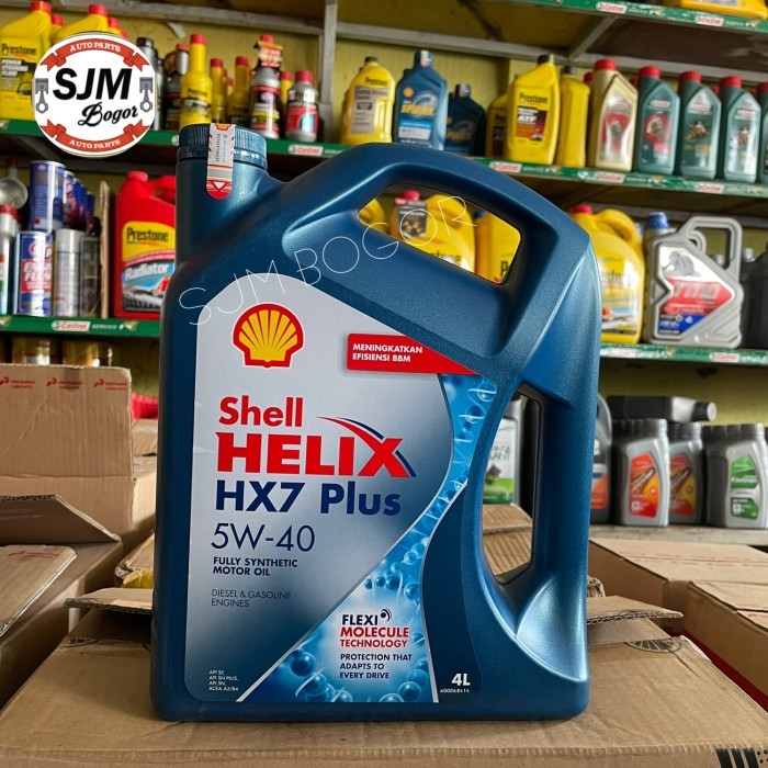 Jual Shell Helix Hx7 5W-40 (4Lt) Barcode Asli! Harga Spesial!! | Shopee ...