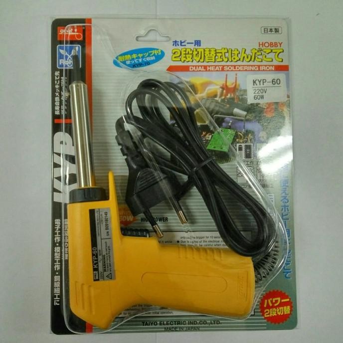 Jual Solder Gun 30-60 W Goot Kyp-60 Original Japan !! Ready | Shopee ...