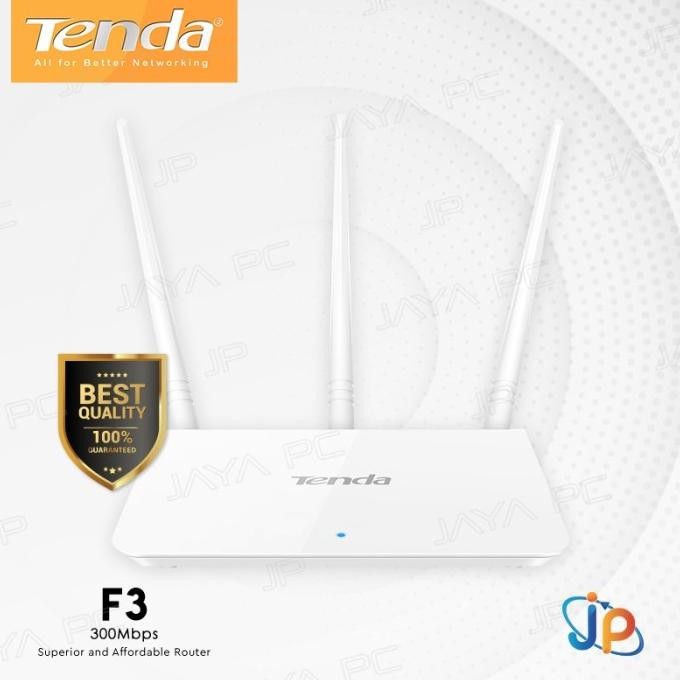 Jual Tenda F3 WiFi Wireless Network Router Extender 300Mbps Easy Setup ...