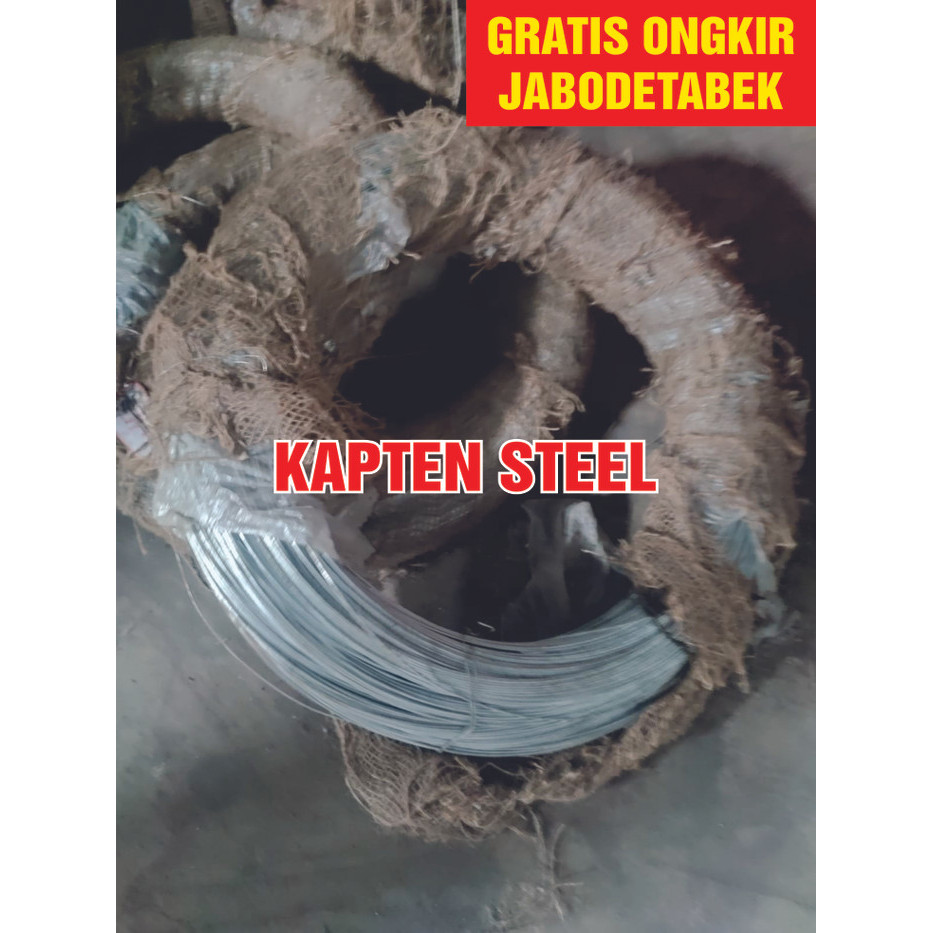 Jual Kawat Seng Galvanis BWG 12 Ukuran ( 2,8mm x 50 kg ) | Shopee Indonesia