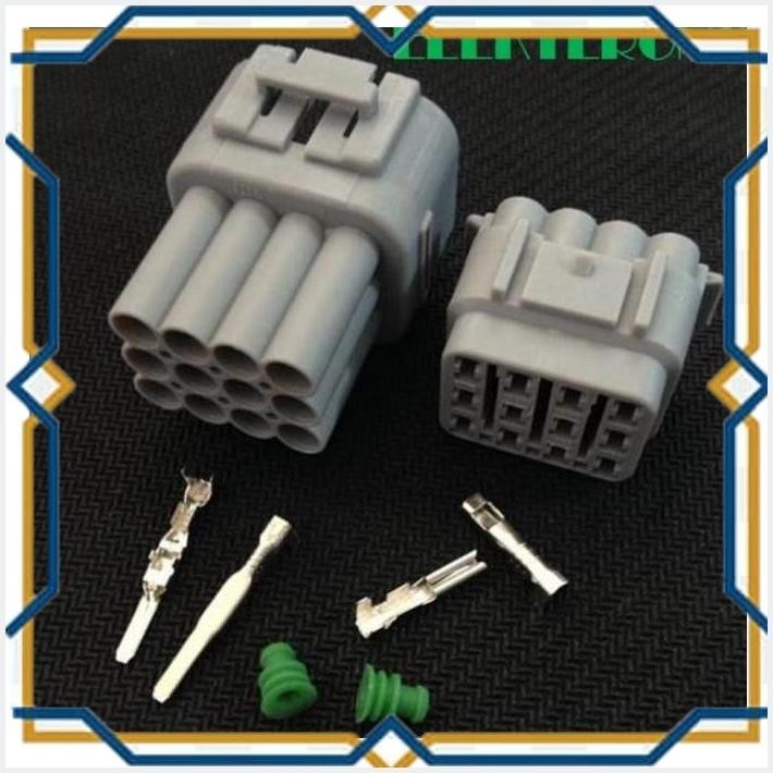 Jual [ele55] waterproof konektor kabel listrik 12 pin yazaki | Shopee ...