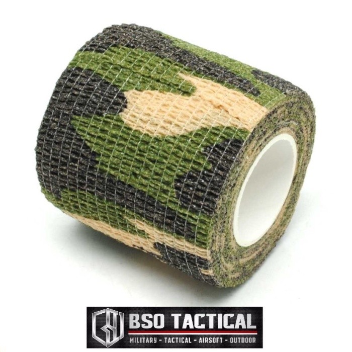 Jual OBRAL Camo Cloth Tape Non Sticky Military Outdoor Hunting Acc ...