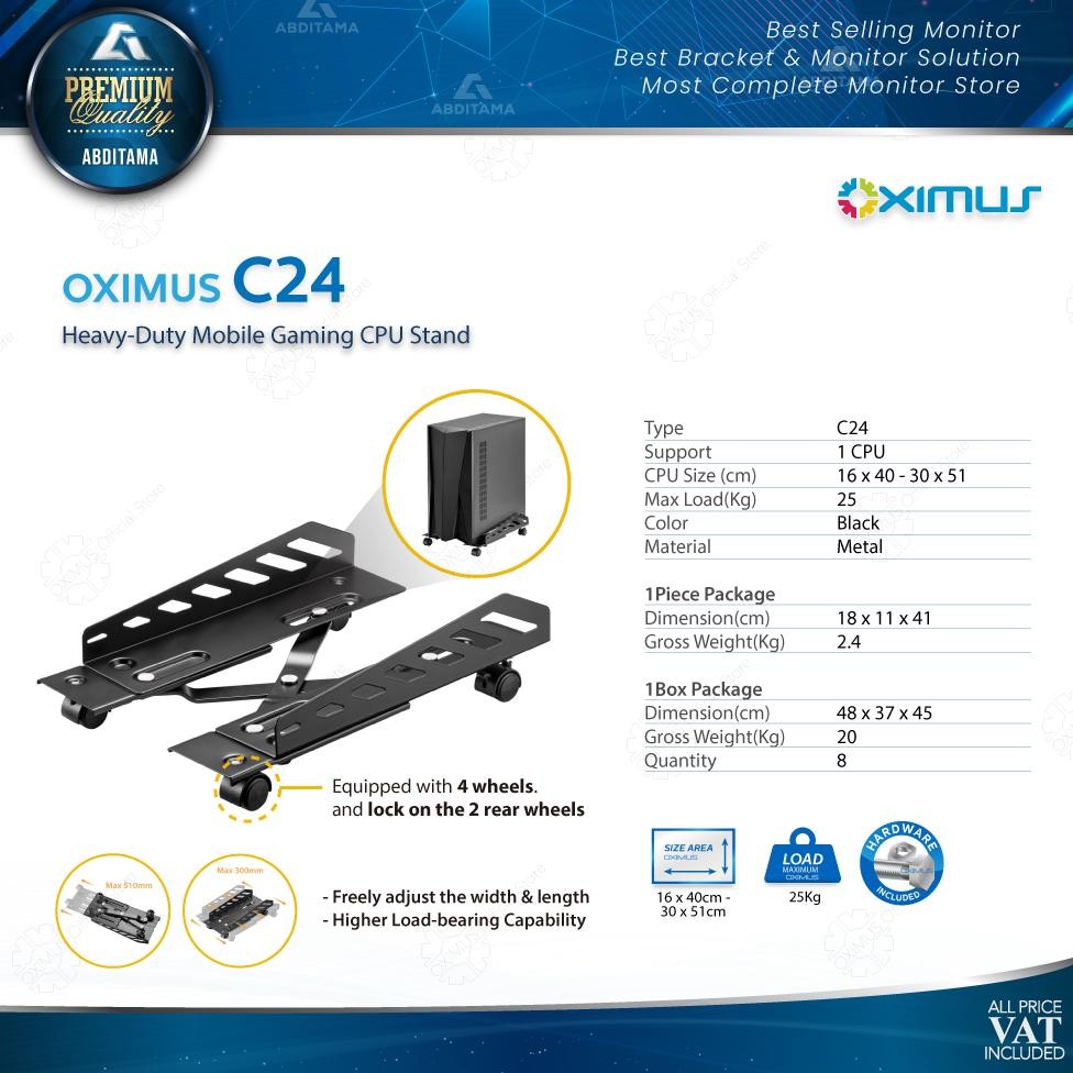 Jual Rak CPU Tray CPU Tempat CPU tatakan Adjustable Width CPU OXIMUS ...