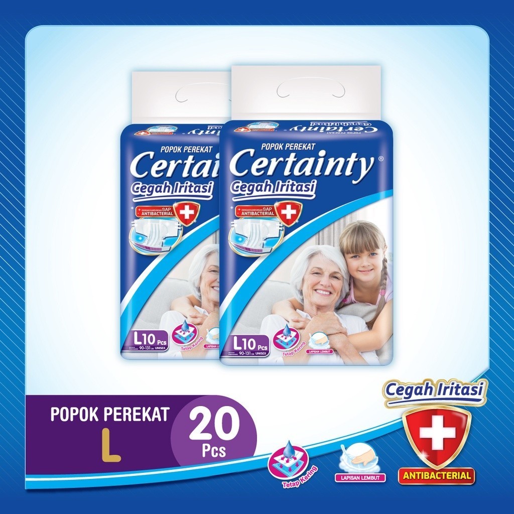 Jual Certainty - L 10 - Popok Perekat - 2 Packs | Shopee Indonesia