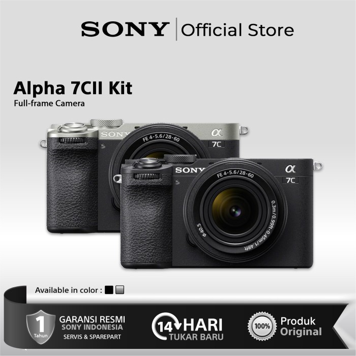 Jual SONY a7cII / a7c II / a7c2 Sony Kamera Mirrorless Kit 28-60mm | Shopee Indonesia
