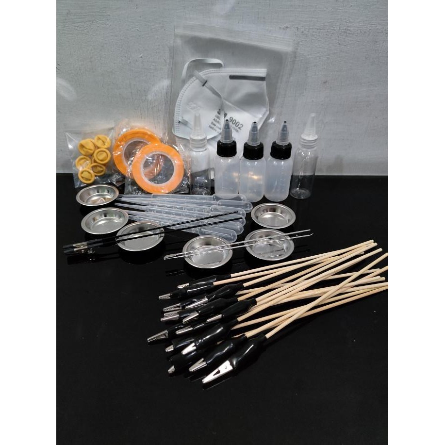 Jual Mini Make Up & Hobby Kompresor/Compressor + Airbrush Set Vogue Air ...