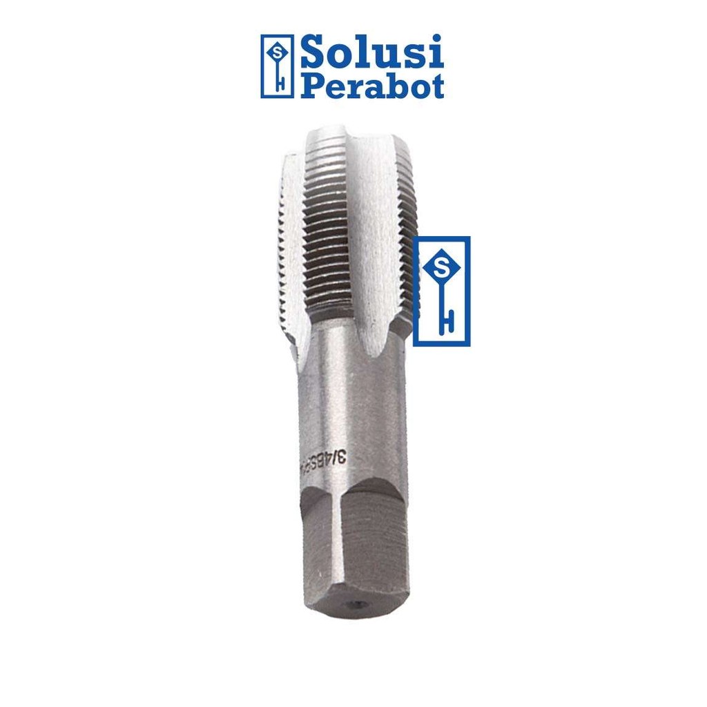 Jual Hand Tap 1/8-3/4 inch HSS 55 AI01 SP / HandTap Recoil Pipe ...