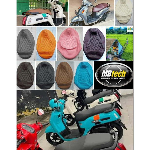Jual BUNGKUS jok FAZZIO MBtech model WAJIT / kulit jok motor yamaha ...