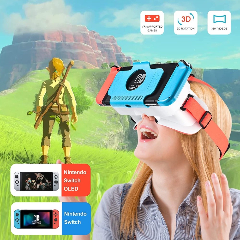 Jual Headset VR untuk Nintendo Switch & Switch OLED 3D VR (Virtual ...