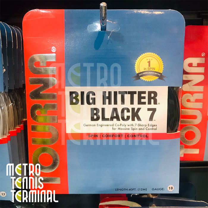 Jual Tourna Big Hitter Black 7 String 17 ( Senar Raket Tenis ) | Shopee ...