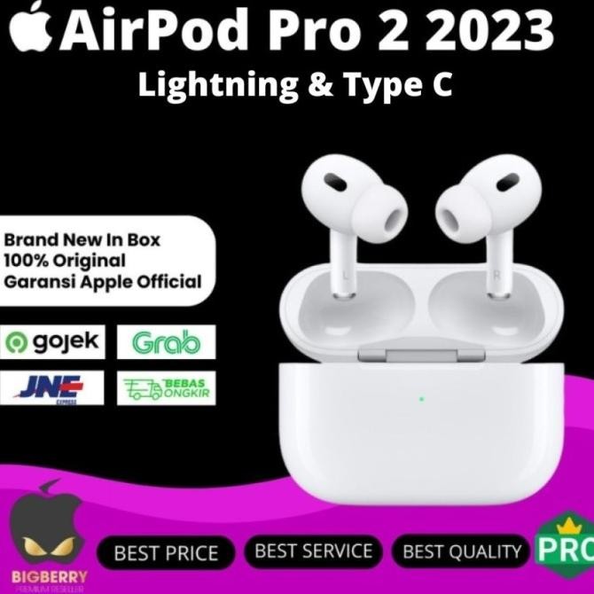 Jual Apple AirPods Pro 2 2nd Gen 2022 USB C 2023 Magsafe Resmi AirPod IBOX | Shopee Indonesia