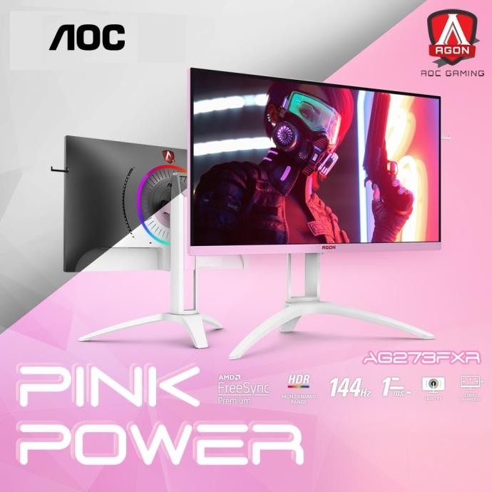 Jual NEW Monitor LED AOC Gaming AGON AG273FXR Full HD IPS 144Hz 1Ms ...