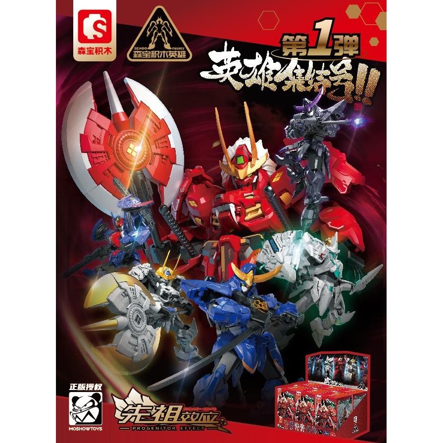 Jual Sembo Block x MOSHOW Progenitor Effect Model Kit Blind box ...
