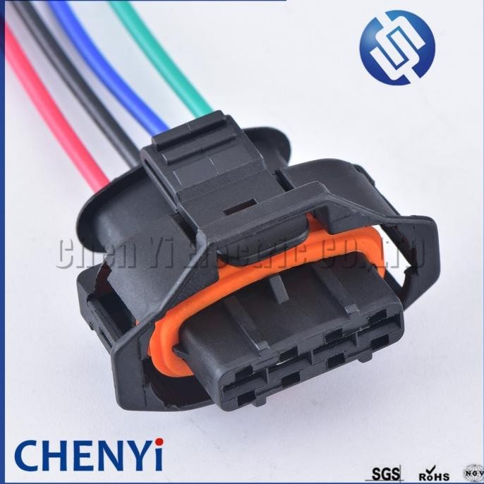 Jual 1 Pcs 4 Pin 3.5Mm Boschs Auto Sensor Connector Wiring Harness Plug ...