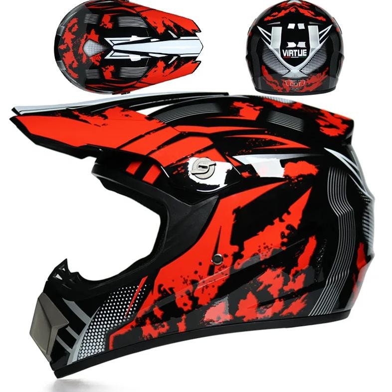 Jual high quality motocross helmet off-road helmets downhill racing ...