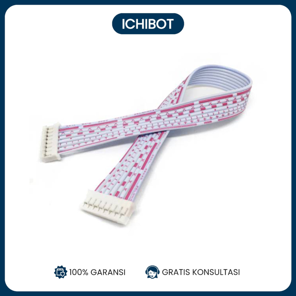 Jual XH2.54mm Red and White Cable Terminal Line - Double-Headed ...