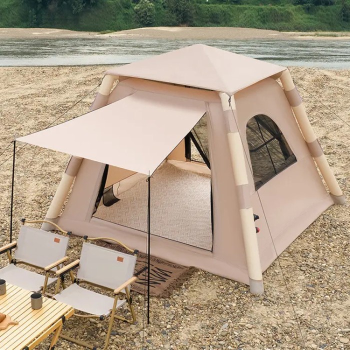 Jual Tenda Camping Pompa Udara Otomatis 2-4 Orang Air Inflatable Tent ...